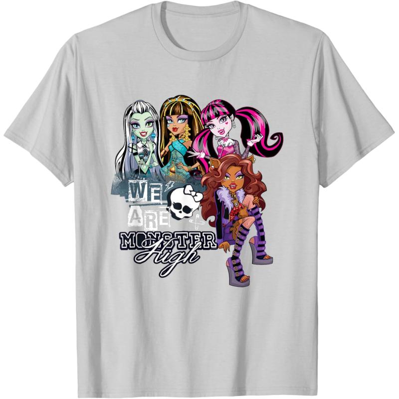 Monster High Alumni – We Are Monster High T-Shirt(Silver Grey ...