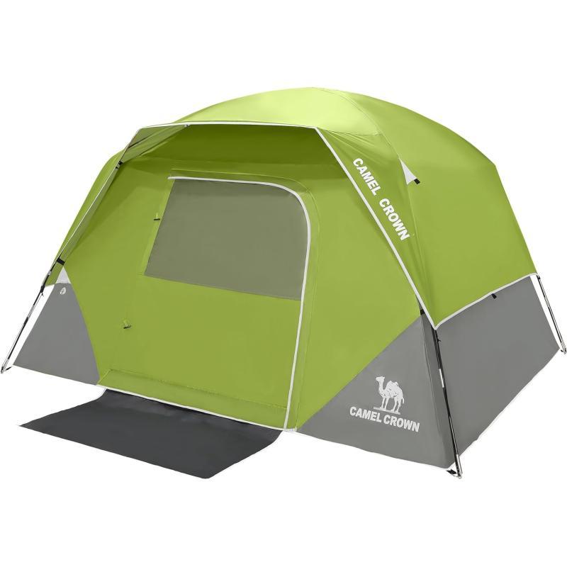 CAMEL CROWN Camping Tents 2/4/6 Person Waterproof Quick Easy Setup ...