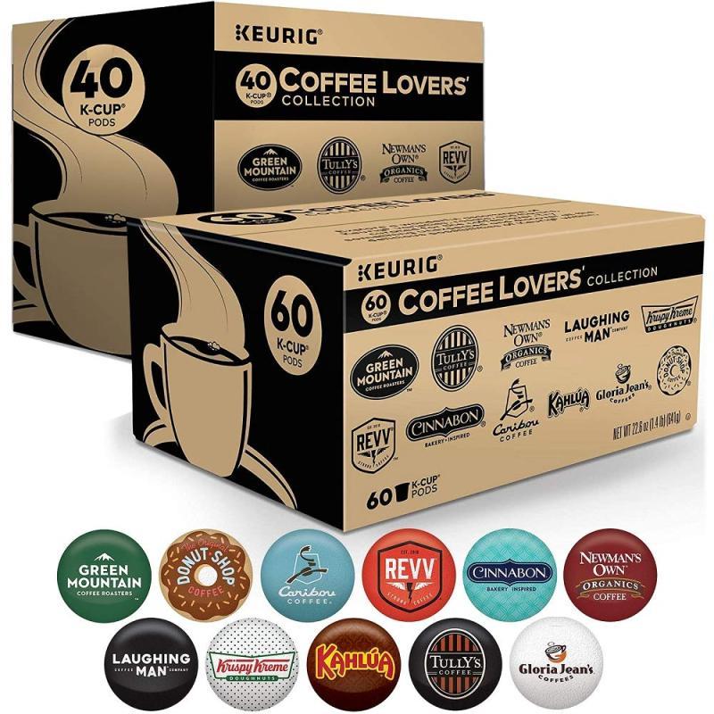 Keurig Coffee Lovers’ Collection Variety Pack, Single Serve K-Cup Pods ...